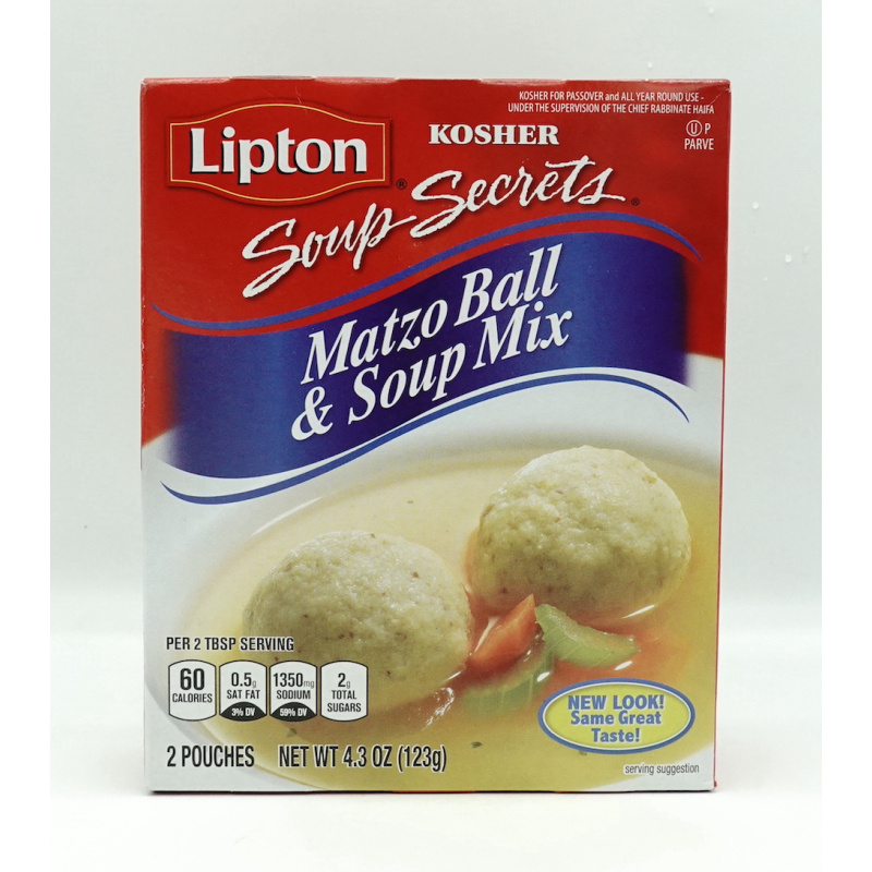 Lipton Matzo Ball And Soup Mix 123g (4.3oz) (KLP) – Elite Kosher Mart
